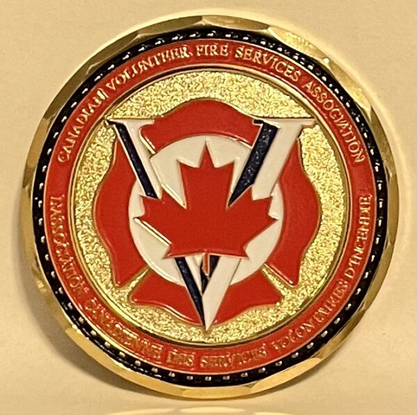 2012 CVFSA Challenge Coin | Canadian Volunteer Fire Services Association