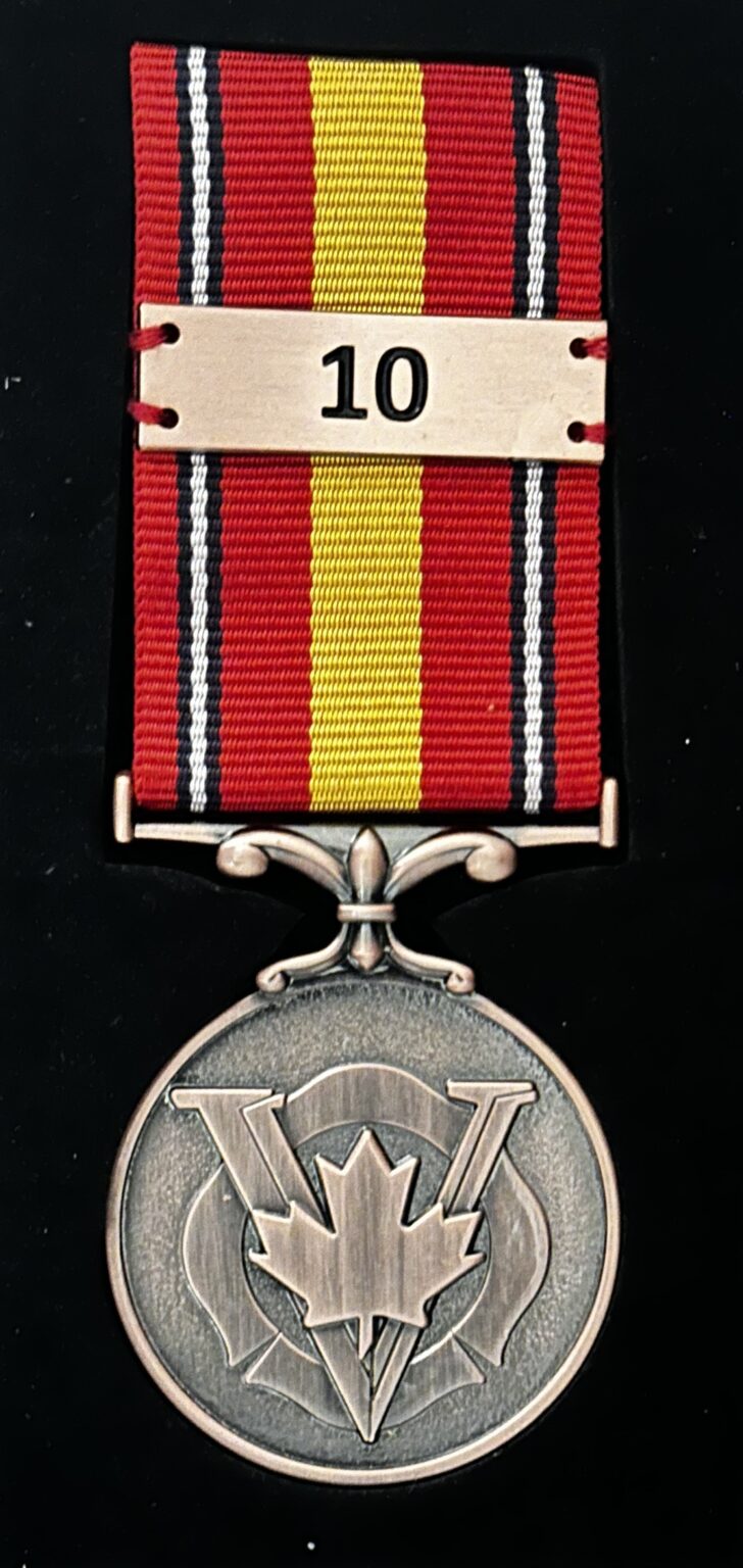 CVFSA Fire Service Award (10 - 29 years of service) | Canadian ...